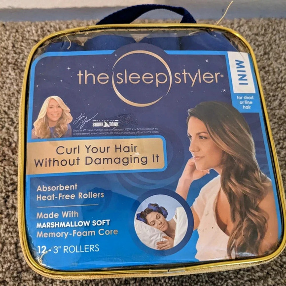 Sleep Styler | Hair | Sleep Styler Absorbent Heat Free Mini Curlers 2 3 ...
